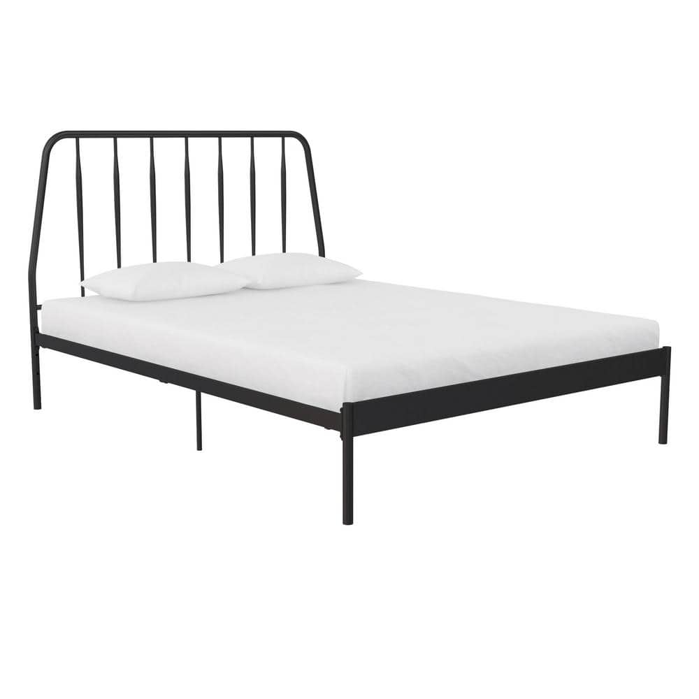 CosmoLiving by Cosmopolitan Anastasia Black Metal Full Size Bed ...