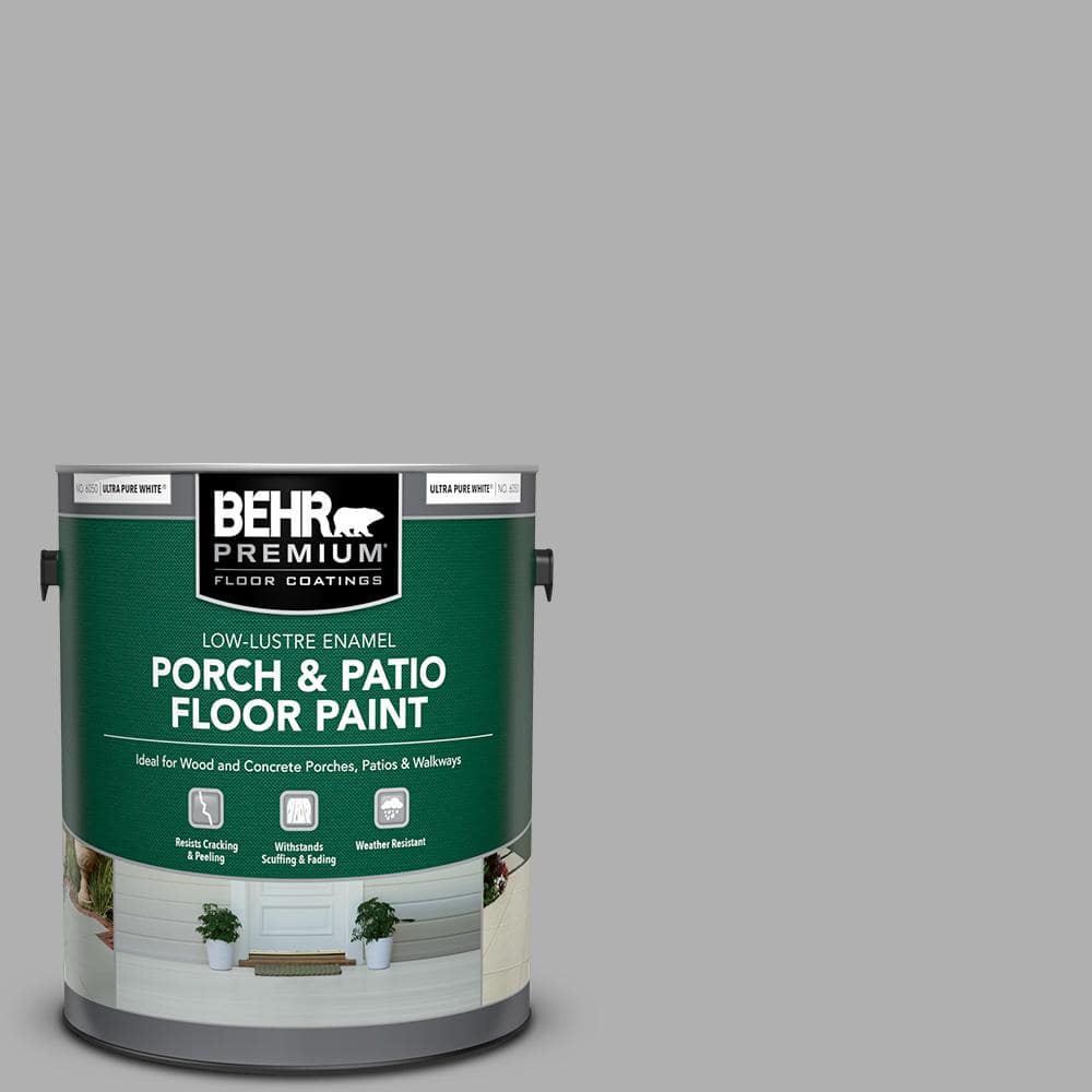 BEHR PREMIUM 1 gal. #780F-4 Sparrow Low-Lustre Enamel Interior/Exterior ...