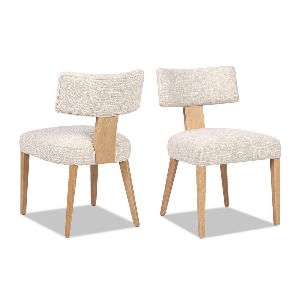 Jennifer Taylor Louise Split Back Set of 2 Upholstered Dining Side ...