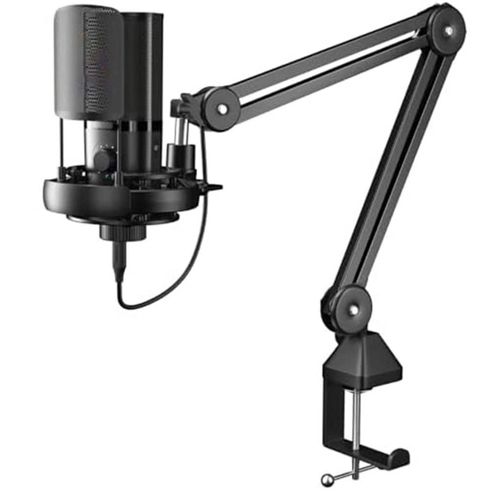 YICHUHAOXI USB Condenser Microphone Studio Kit with Boom Arm Shock ...