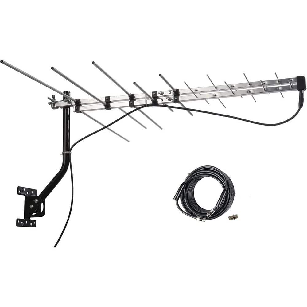 EKIEUDL Outdoor Yagi Antenna Long Range Digital TV Attic Roof Mount 4K ...