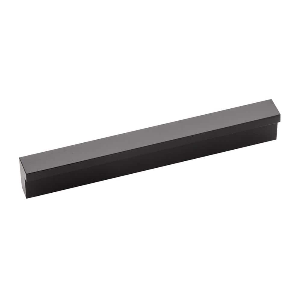 HICKORY HARDWARE Streamline 3-3/4 in.96 mm Center-to-Center Flat Onyx ...