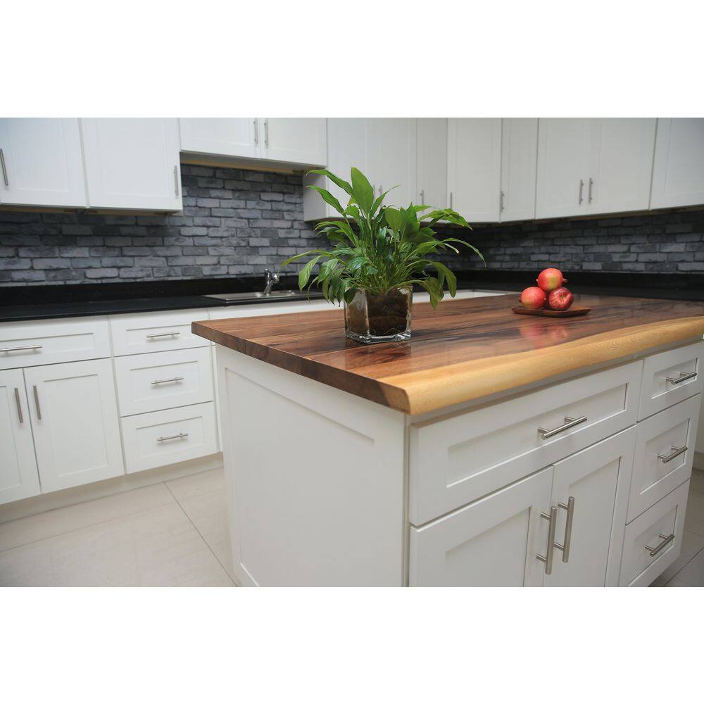 6 ft. L x 25 in. D Finished Saman Solid Wood Butcher Philippines | Ubuy