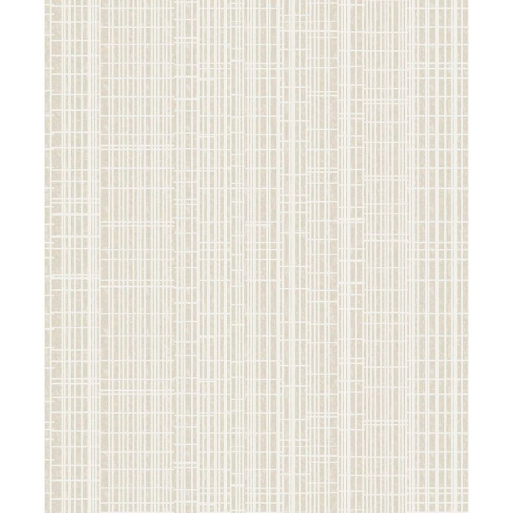 Designer Colors Beige Block Pattern Shimmer Finish Non-woven Non-pasted ...