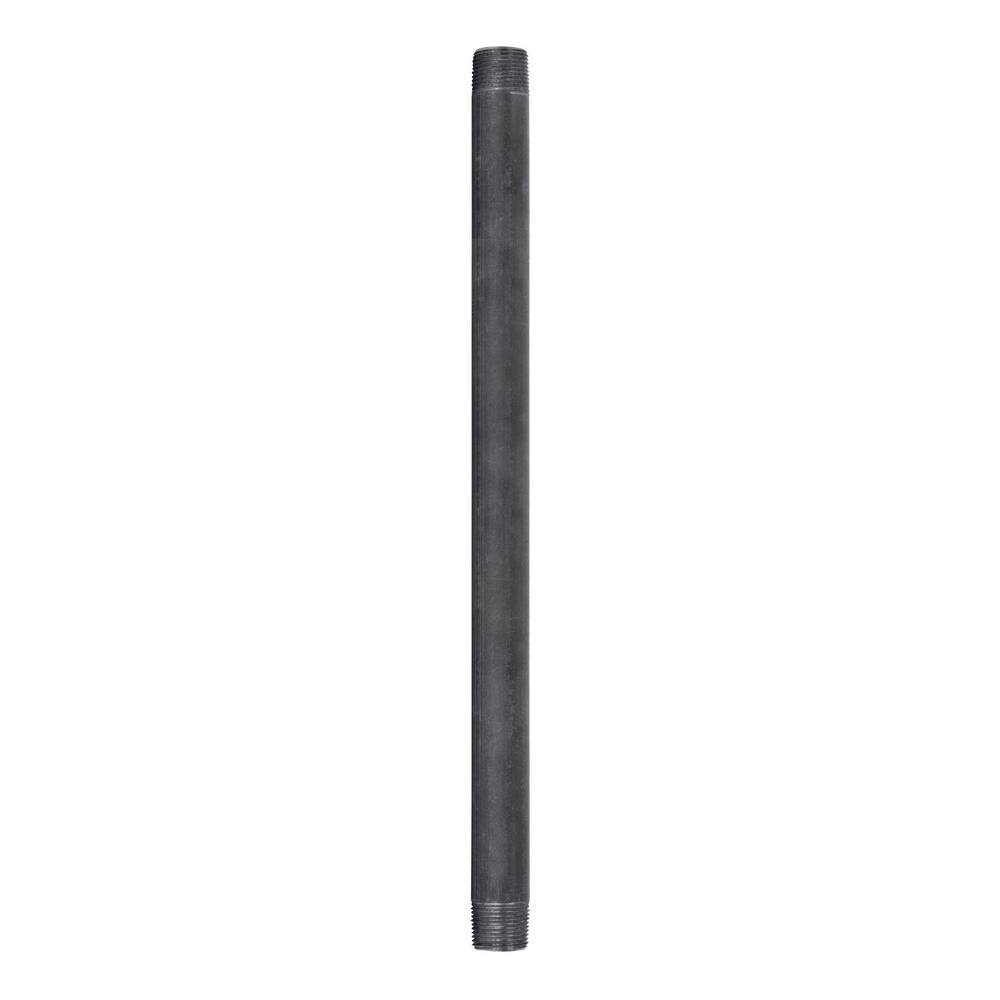 STZ 3/4 in. x 1.33 ft. Black Steel Sch. 40 Cut Pipe PDB P34X16 - The ...