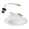 HALO 4 in. White 5000K Integrated LED Recessed Ceiling Light Retrofit ...