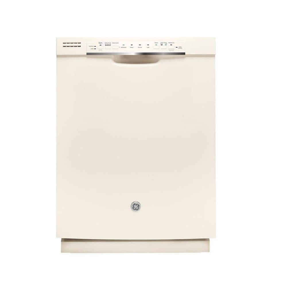 Reviews for GE 24 in. Bisque Front Control Dishwasher 120-Volt with ...