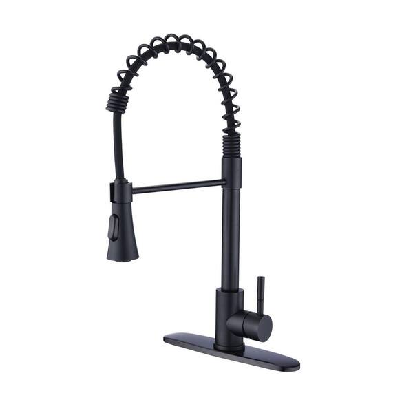 GIVING TREE SWAN Single Handle Pull Down Sprayer Kitchen Faucet ...