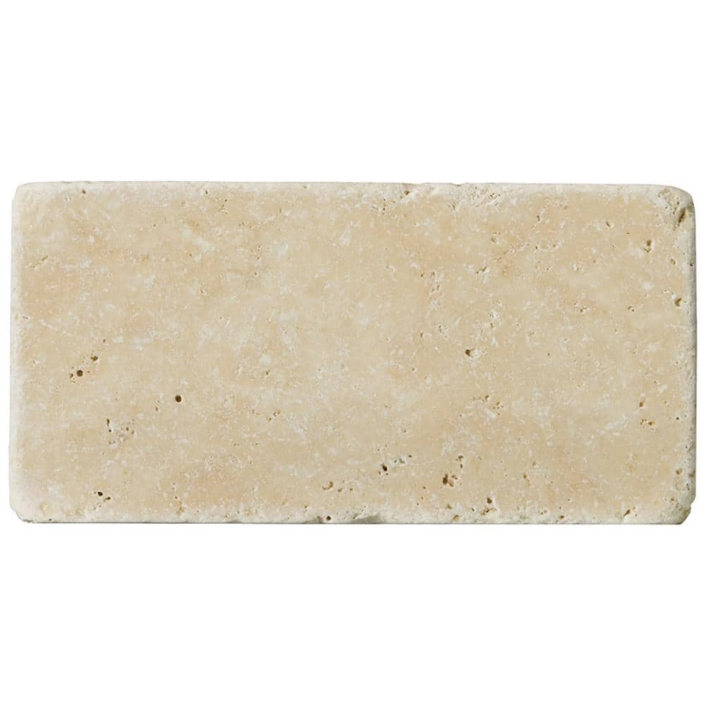 EMSER TILE Trav Fontane Tumbled Ivory Classic 2.91 in. x 5.87 in ...