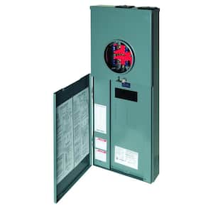 Square D Homeline 200 Amp 8-Space 16-Circuit Outdoor Ringless Overhead ...