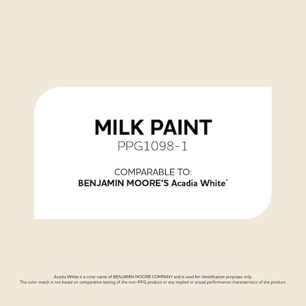 Glidden Diamond 5 gal. PPG1098-1 Milk Paint Semi-Gloss Glidden Diamond 5 gal. PPG1098-1 Milk Paint Semi-Gloss