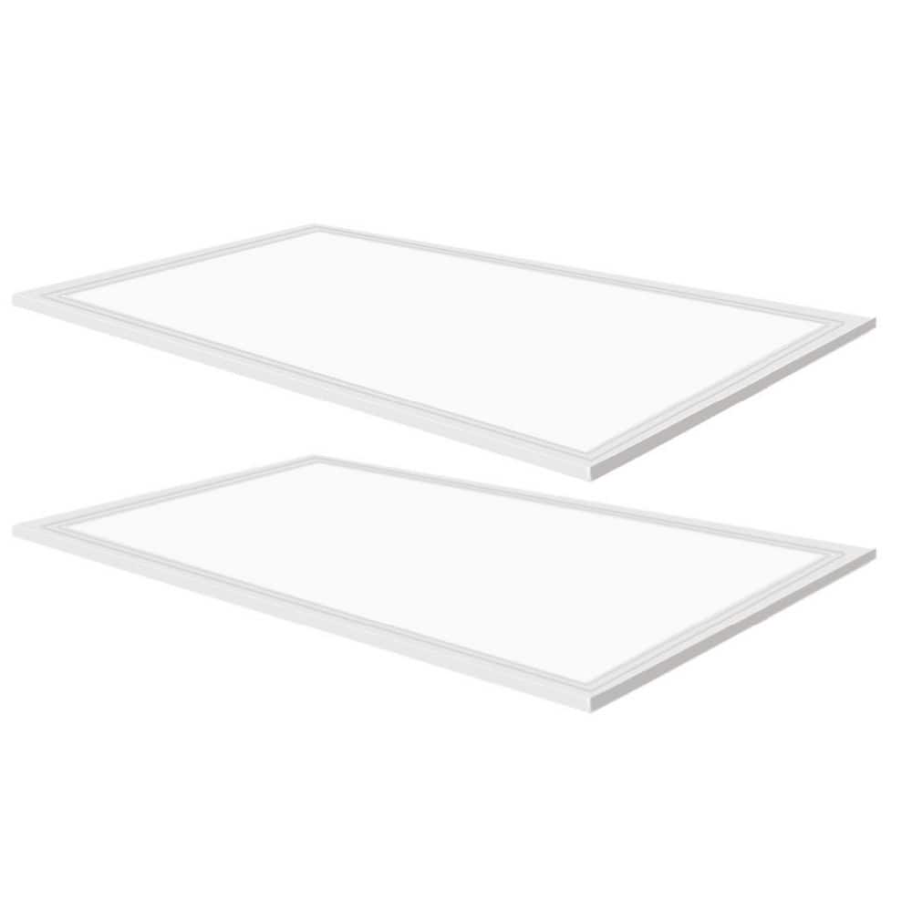 KOAOEIRS 2 x ft. 250 Watt Equivalent (Up to 7800-Lumens) Integrated LED ...