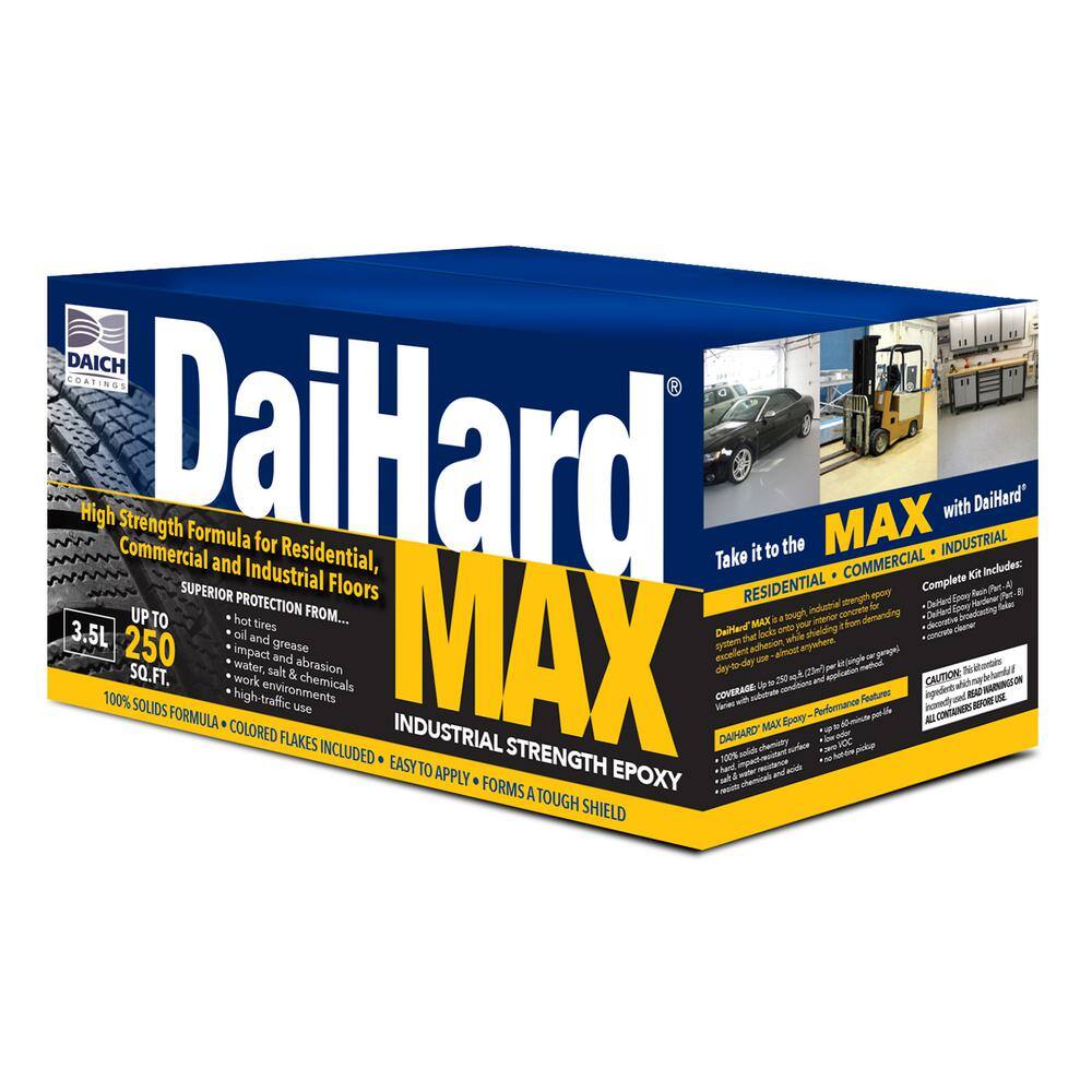 DAICH DaiHard DaiHard Max Industrial Strength 3.5 qt. Tan Epoxy Floor ...