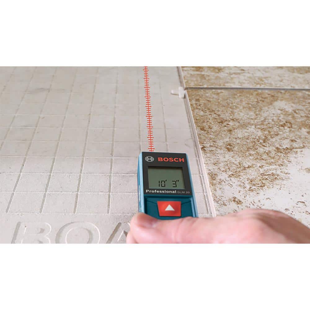 BLAZE 65 ft. Laser Distance Tape Measuring Tool with Real Time ...