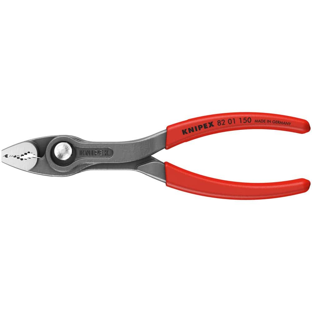 KNIPEX 6 in. Twin Grip Slip Joint Pliers 82 01 150 - The Home Depot