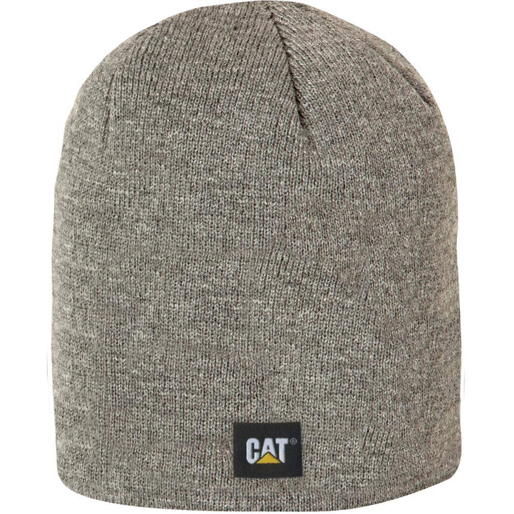Caterpillar Logo Men's One Size Dark Heather Grey Acrylic Knit Hat ...