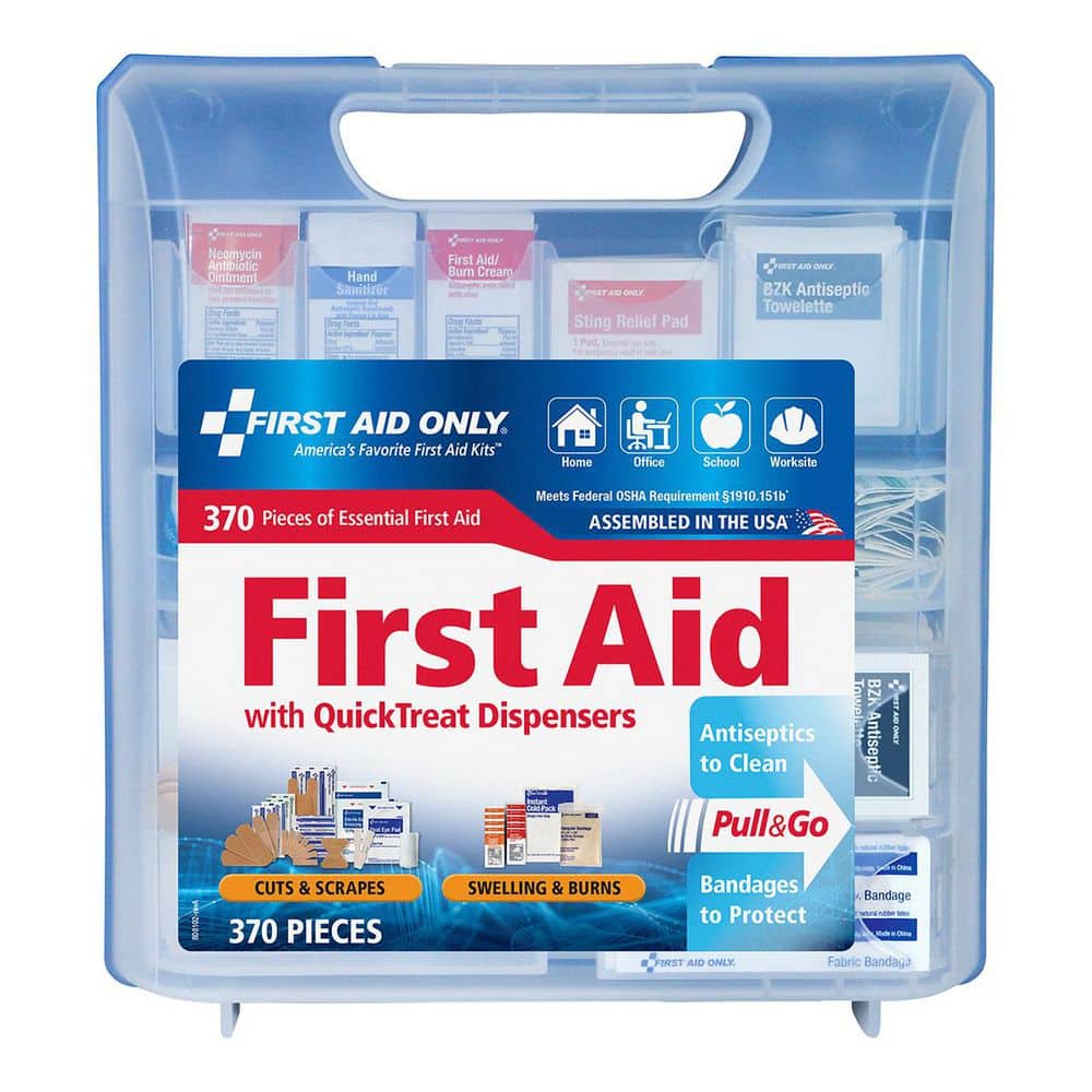 First Aid Only Quick Treat Dispenser Plastic OSHA Compliant First Aid ...