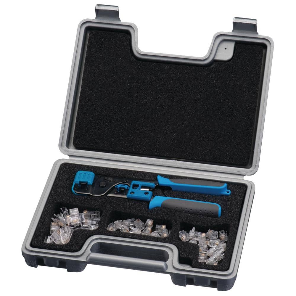 IDEAL RJ-45/RJ-11 Modular Plug Data/Telco Termination Kit (1 Pack) 33 ...