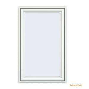 JELD-WEN 29.5 in. x 35.5 in. V-4500 Series White Vinyl Right-Handed ...