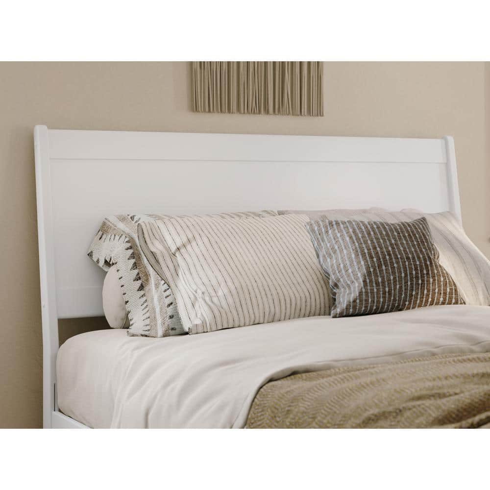 AFI Casanova White Queen Solid Wood Panel Headboard AR299842 - The Home ...