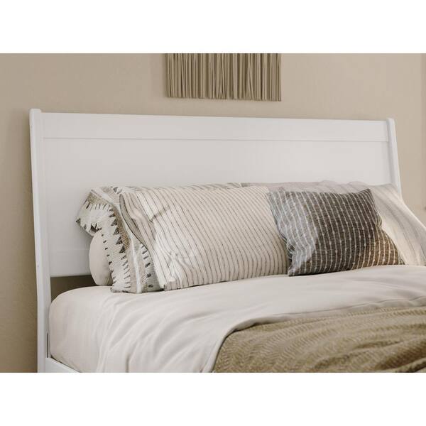 AFI Casanova White Queen Solid Wood Panel Headboard AR299842 - The Home ...
