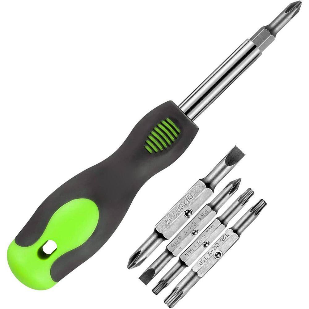 Yichuhaoxi 8 in 1 Multi-Purpose Screwdriver Set 7.7 in. Shank 8 Bit ...