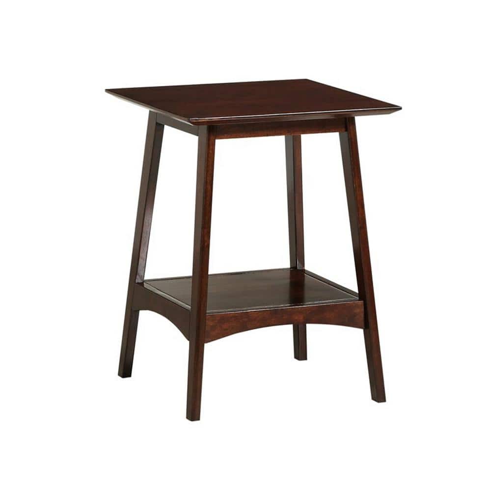 Convenience Concepts Alpine Espresso End Table V2-129 - The Home Depot