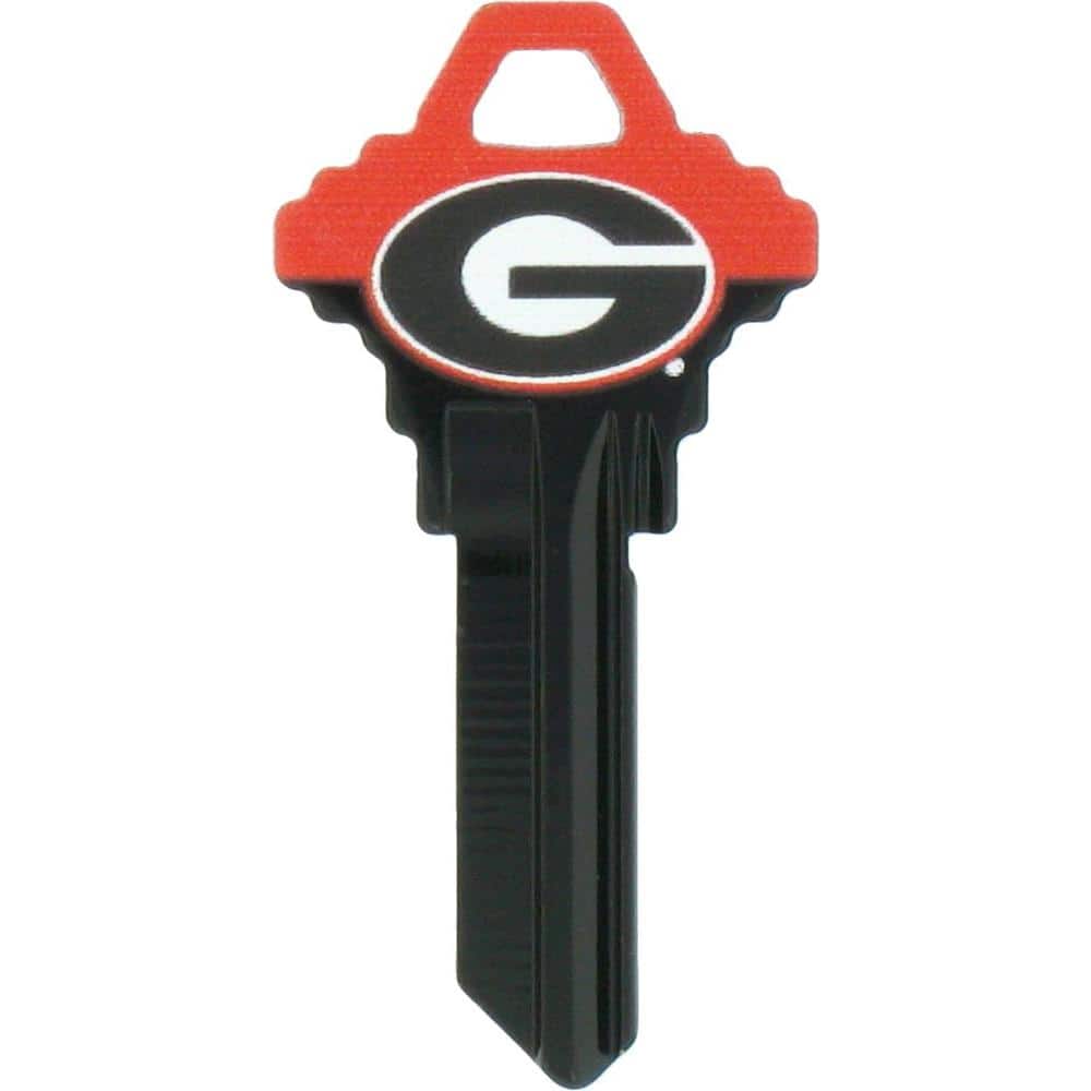 Hillman #68 NCAA Georgia Bulldogs Key Blank 89969 - The Home Depot
