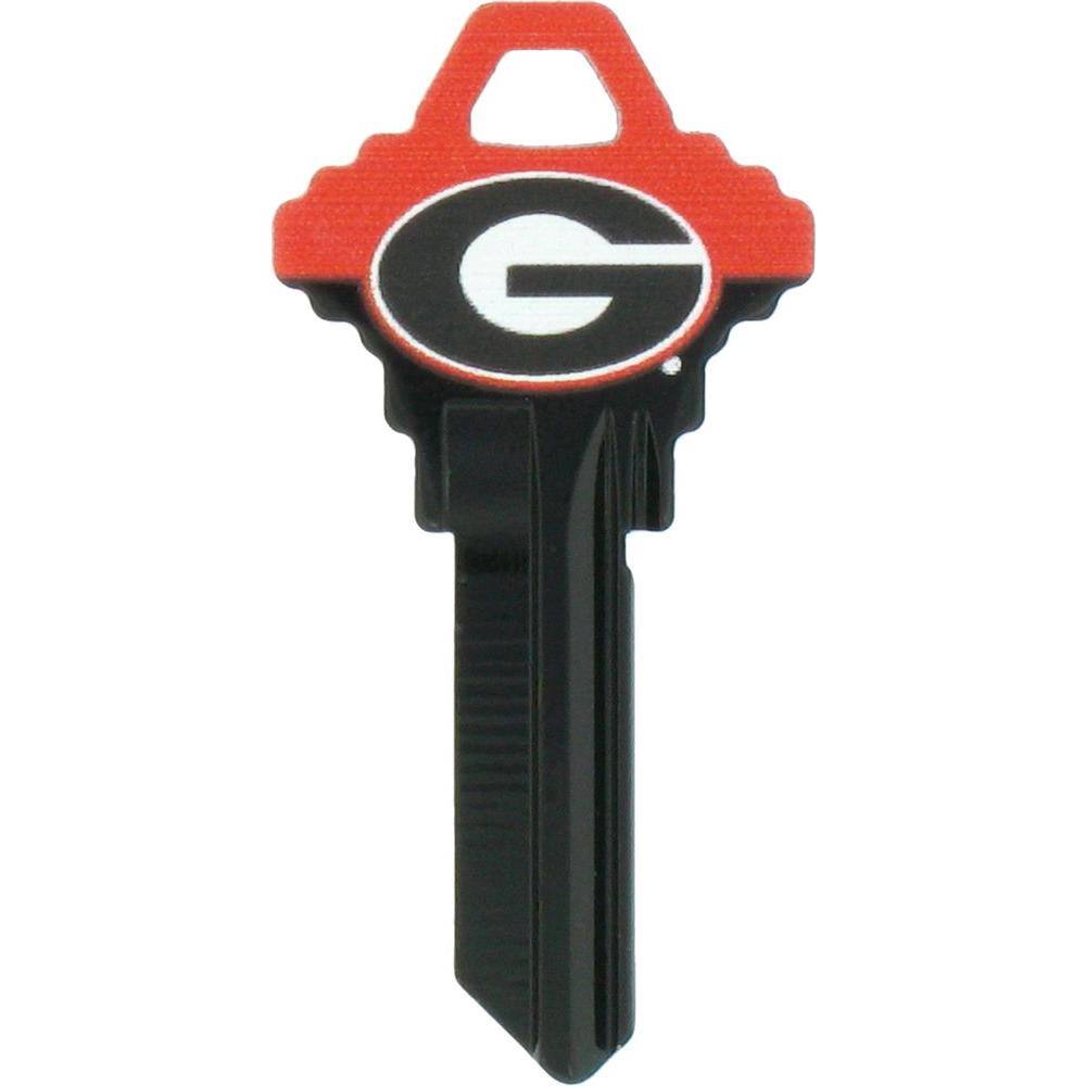 Hillman #68 NCAA Georgia Bulldogs Key Blank 89969 - The Home Depot