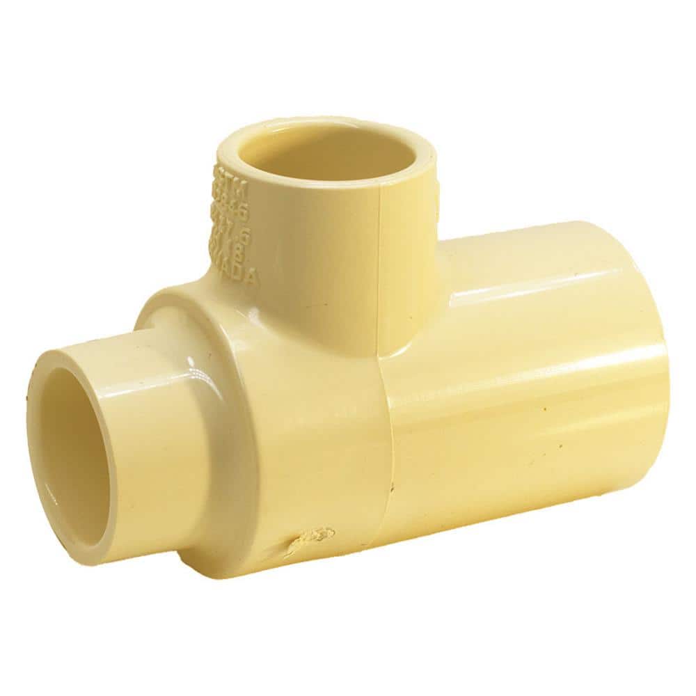 Flowguard Gold 3/4 in. x 1/2 in. x 1/2 in. CPVC Tee SXSXS 150276 - The ...