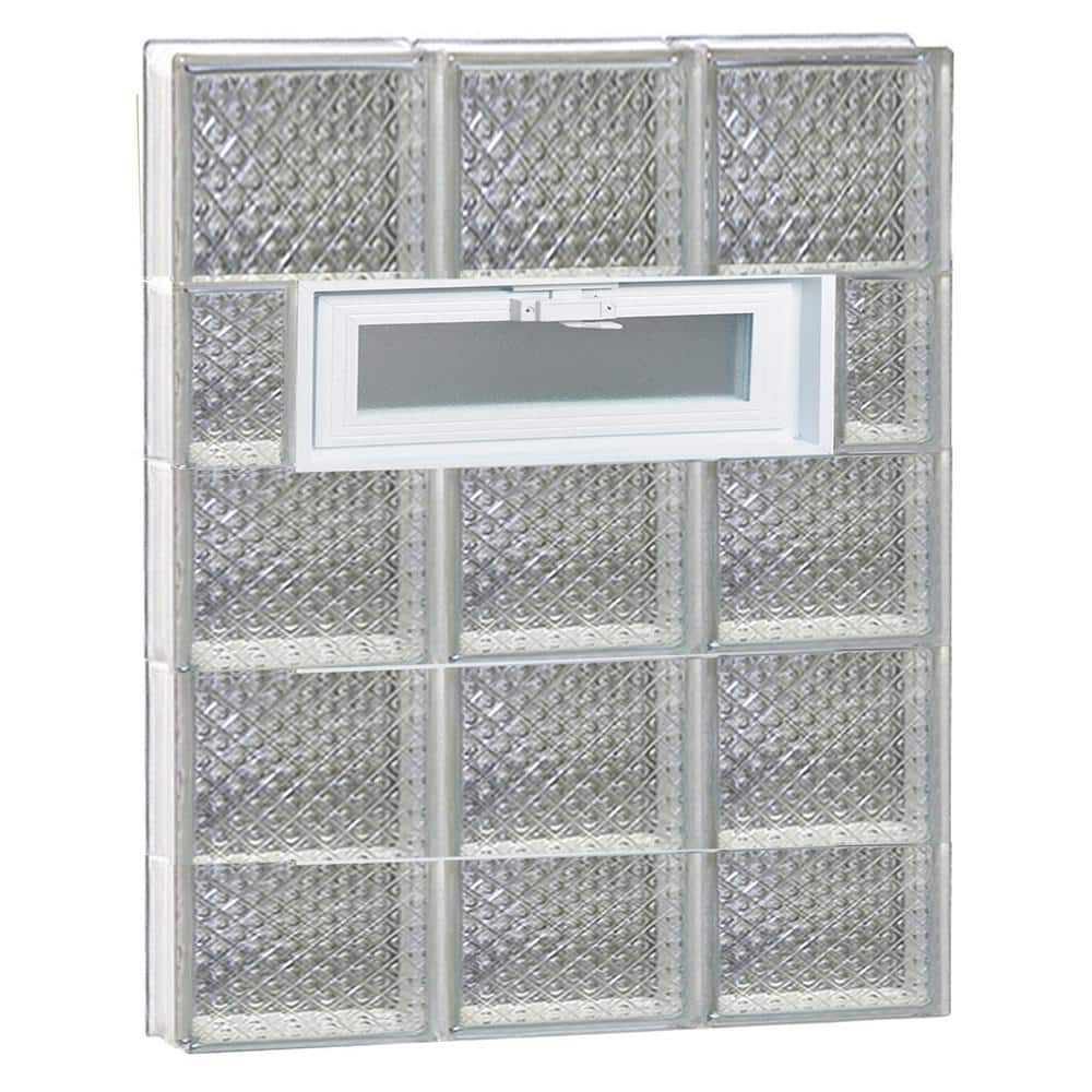 Clearly Secure 23.25 in. x 36.75 in. x 3.125 in. Frameless Diamond ...