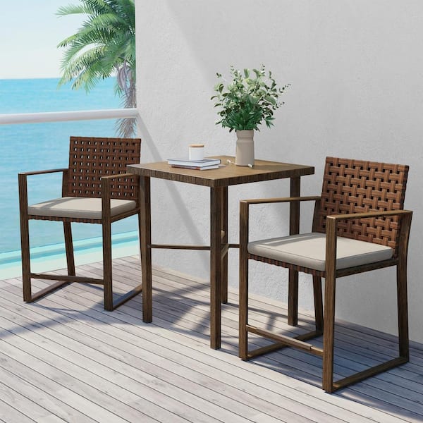 Rosebawn dark bistro set store
