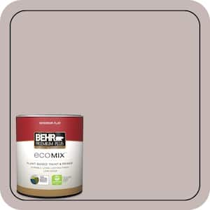 BEHR PREMIUM PLUS 1 qt. #HDC-CL-25G Georgian Pink Eggshell Enamel EcoMix Plant-Based Interior ...