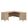 SAUDER Whitaker Point 66 in. L-Shape Natural Maple Computer Desk with ...