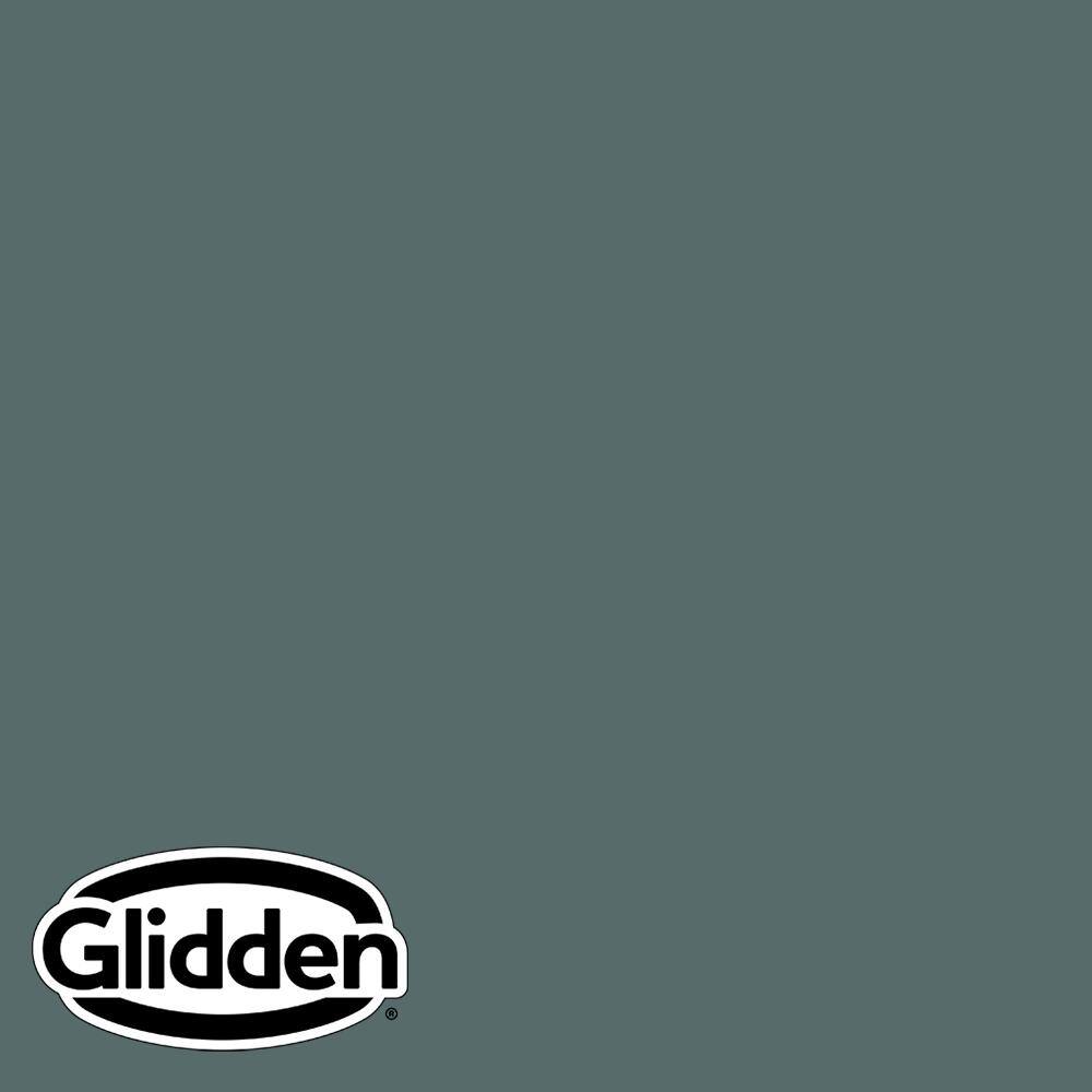 Glidden Premium 1 gal. PPG1145-6 Juniper Berry Flat Exterior Latex ...