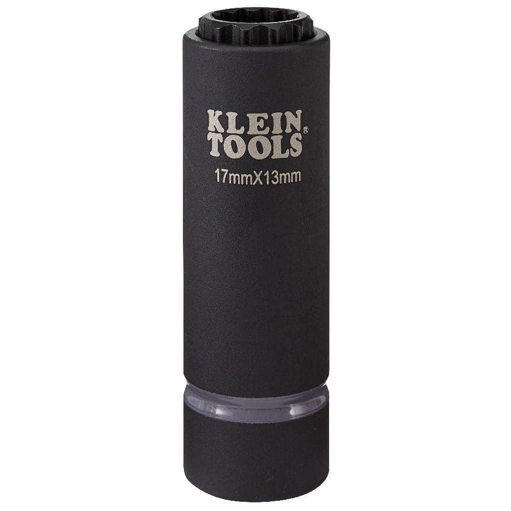 Klein Tools 2-in-1 Metric Impact Socket, 12-Point, 17 x 13 mm 66051E ...