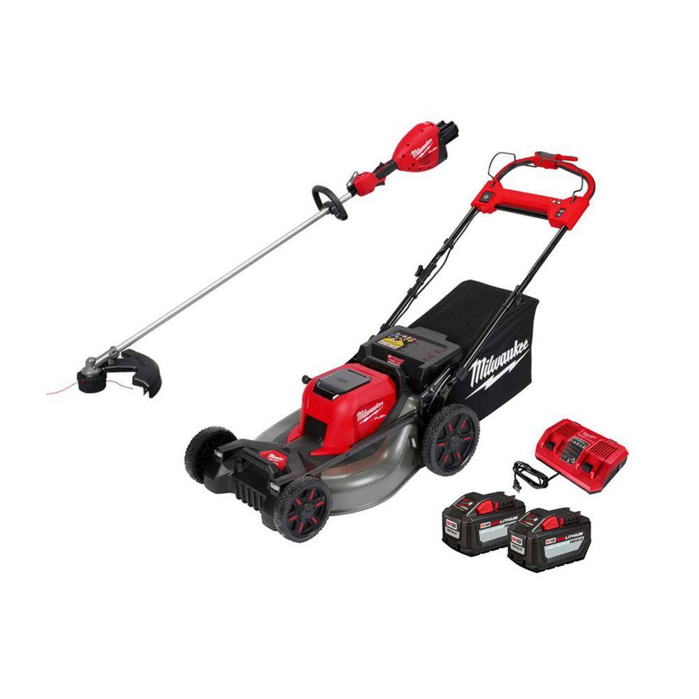Milwaukee M18 FUEL 18V Brushless Cordless 17 in. Dual Battery Straight ...
