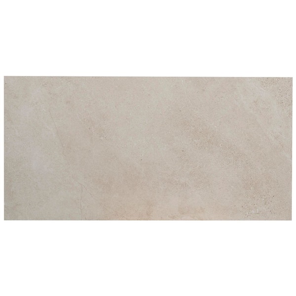 Ivy Hill Tile Lustro Beige 4 in. x 0.39 in. Matte Porcelain Floor and ...
