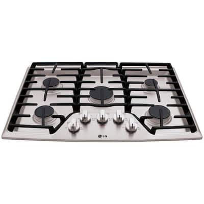 30 in. - Stainless Steel - Gas Cooktops - Cooktops - The Home Depot