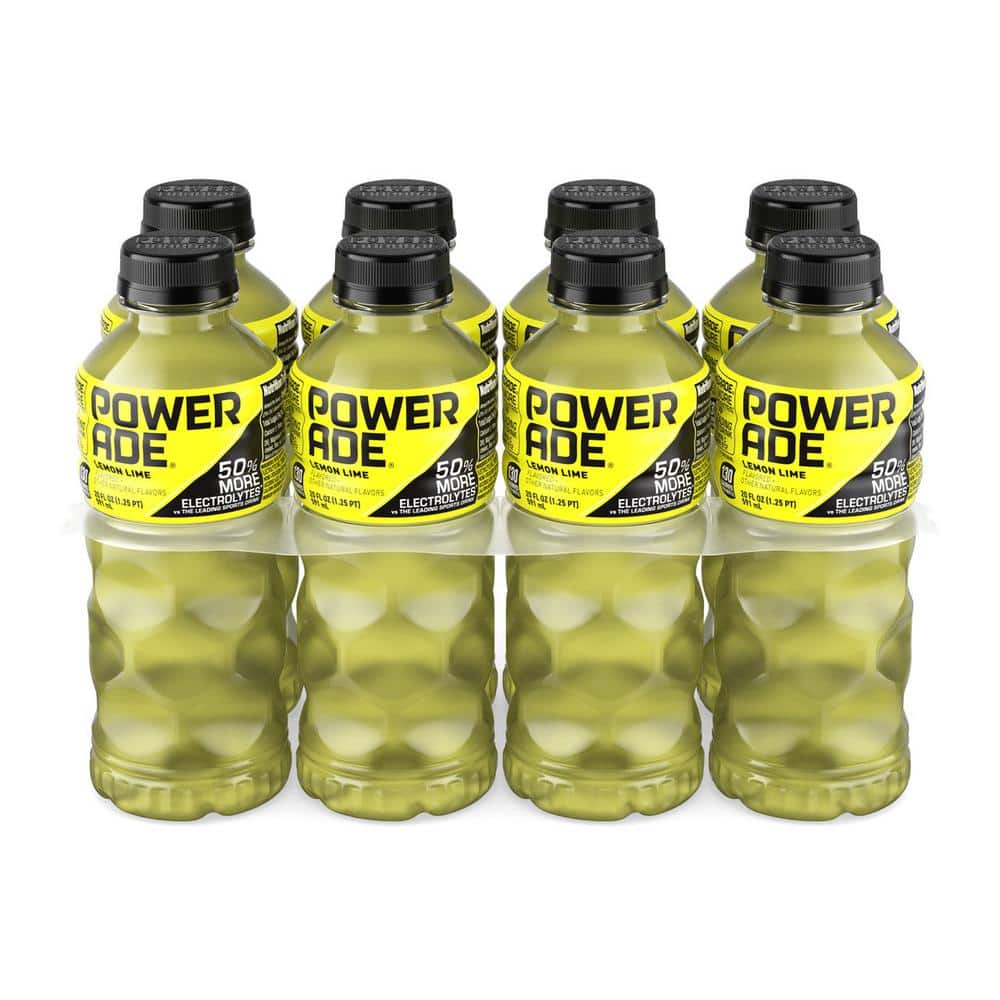 Powerade POWERADE Lemon Lime Bottles, 20 fl. oz., 8 Pack 049000047127 ...