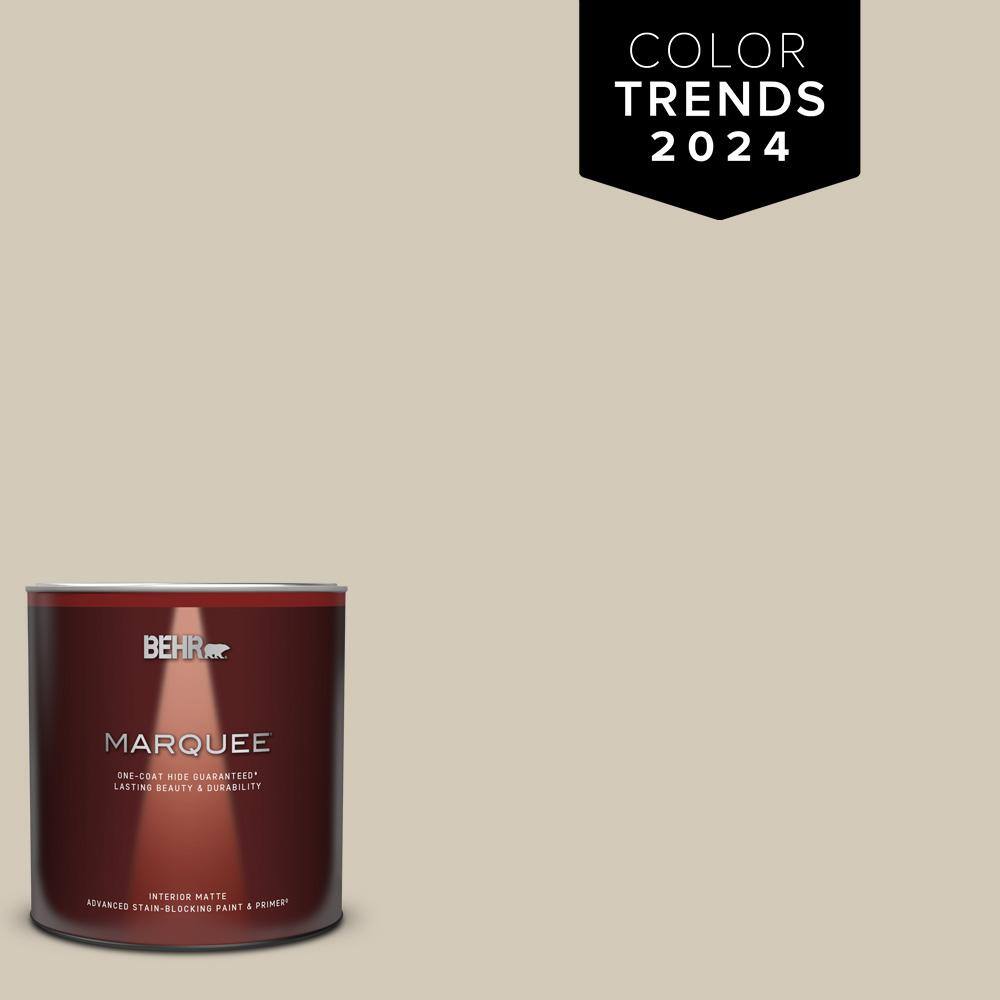BEHR MARQUEE 1 qt. Designer Collection #DC-010 Even Better Beige Matte ...