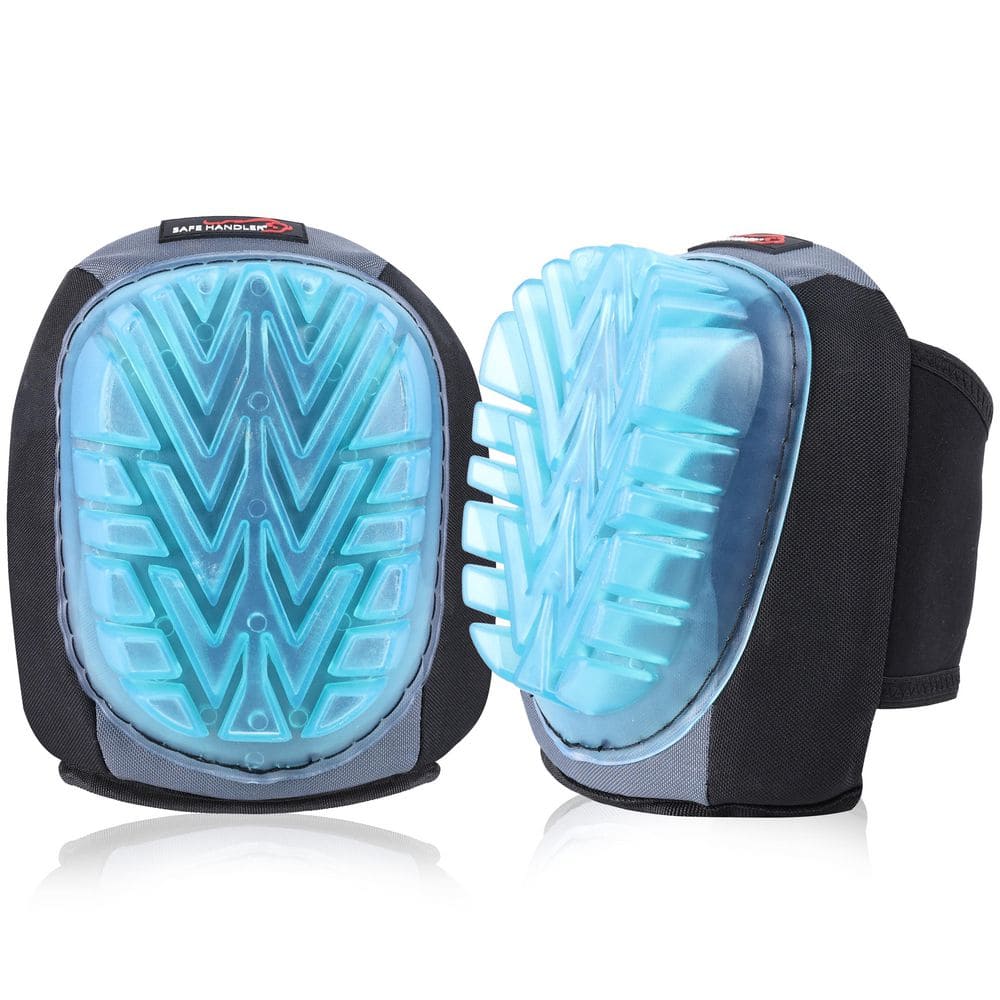 BISON LIFE Professional Knee Pads with Superior Gel Cushion, Comfortable, Heavy-Duty (Clear Gel ...