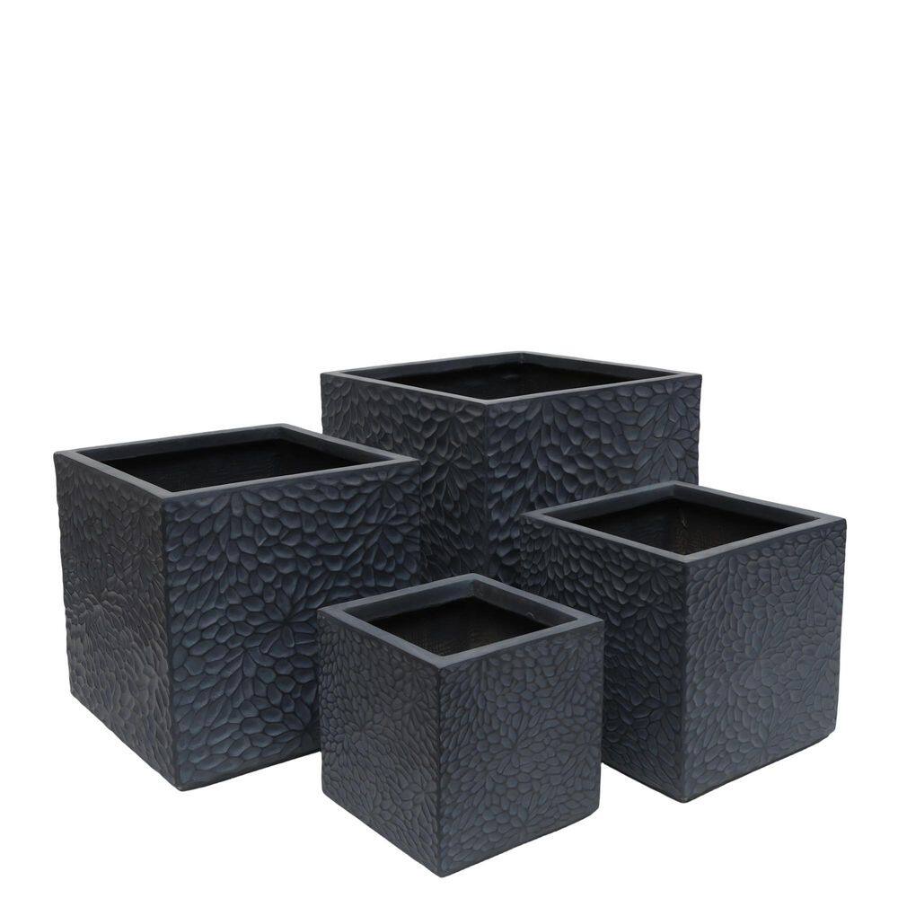 Noble House Aerin Modern Large Grey MGO Square Indoor and Outdoor ...
