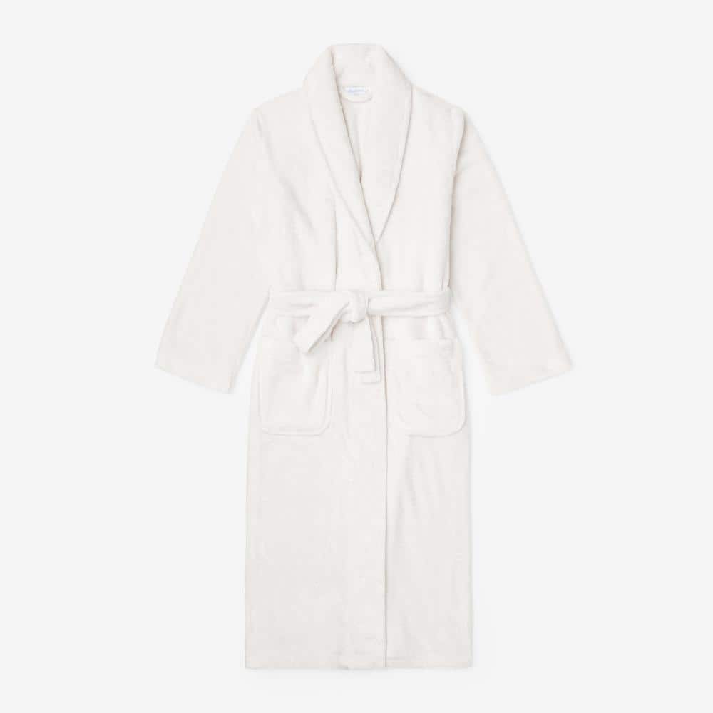 The Company Store Company Plush Family Women's Extra Large Cream Robe ...