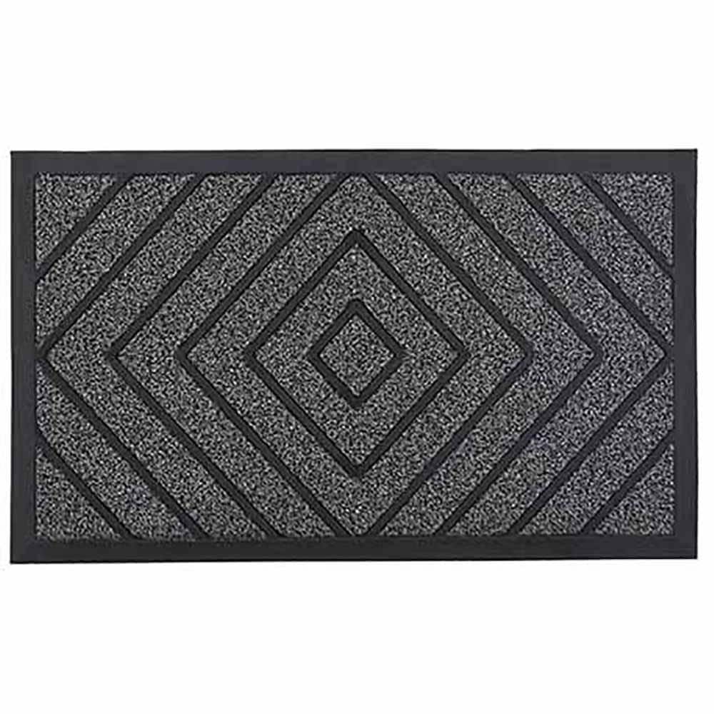 SUPERIO Gray Diamond 18 in. x 30 in. Coir Door Mat 679 - The Home Depot