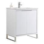 FINE FIXTURES Opulence 30 in. W x 18 in. D x 33.5 in. H Bath Vanity in ...