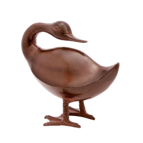 ACHLA DESIGNS Bye Duck With a Backward Glance Outdoor Garden Statue, 11 ...