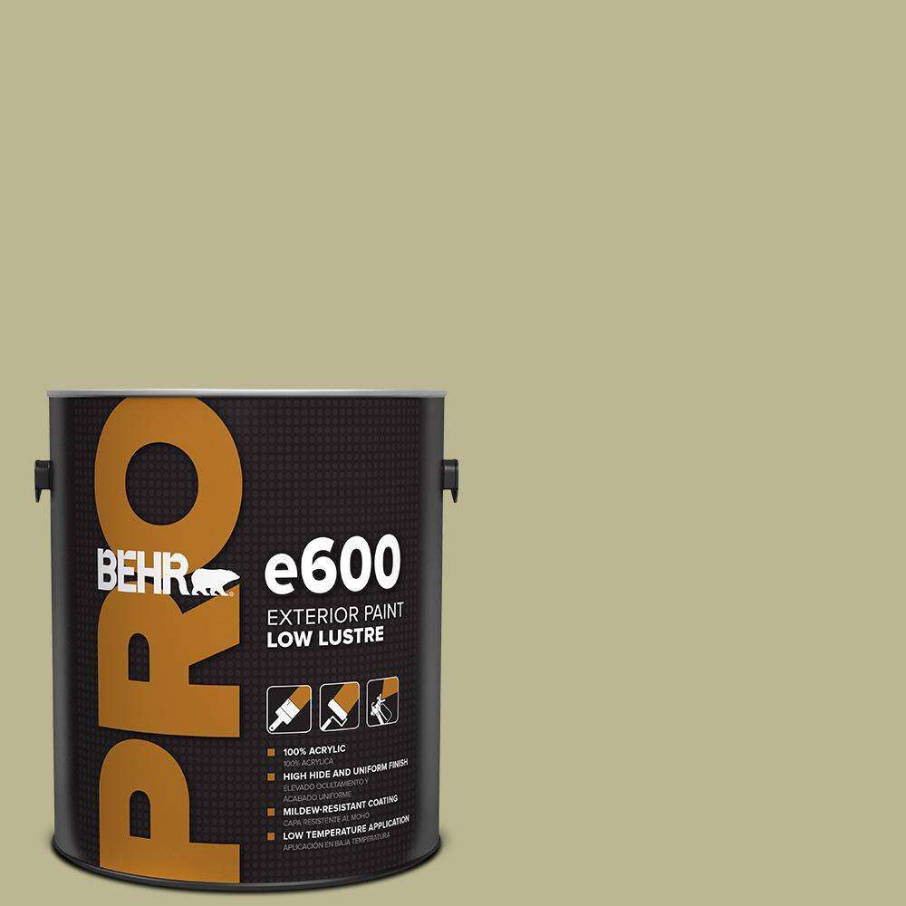 BEHR PRO 1 gal. #MQ6-56 Lichen Low Luster Exterior Paint PR62001 - The ...
