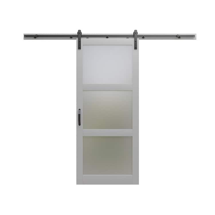 Masonite Solid Core Primed Composite Interior Barn Door Slab with ...