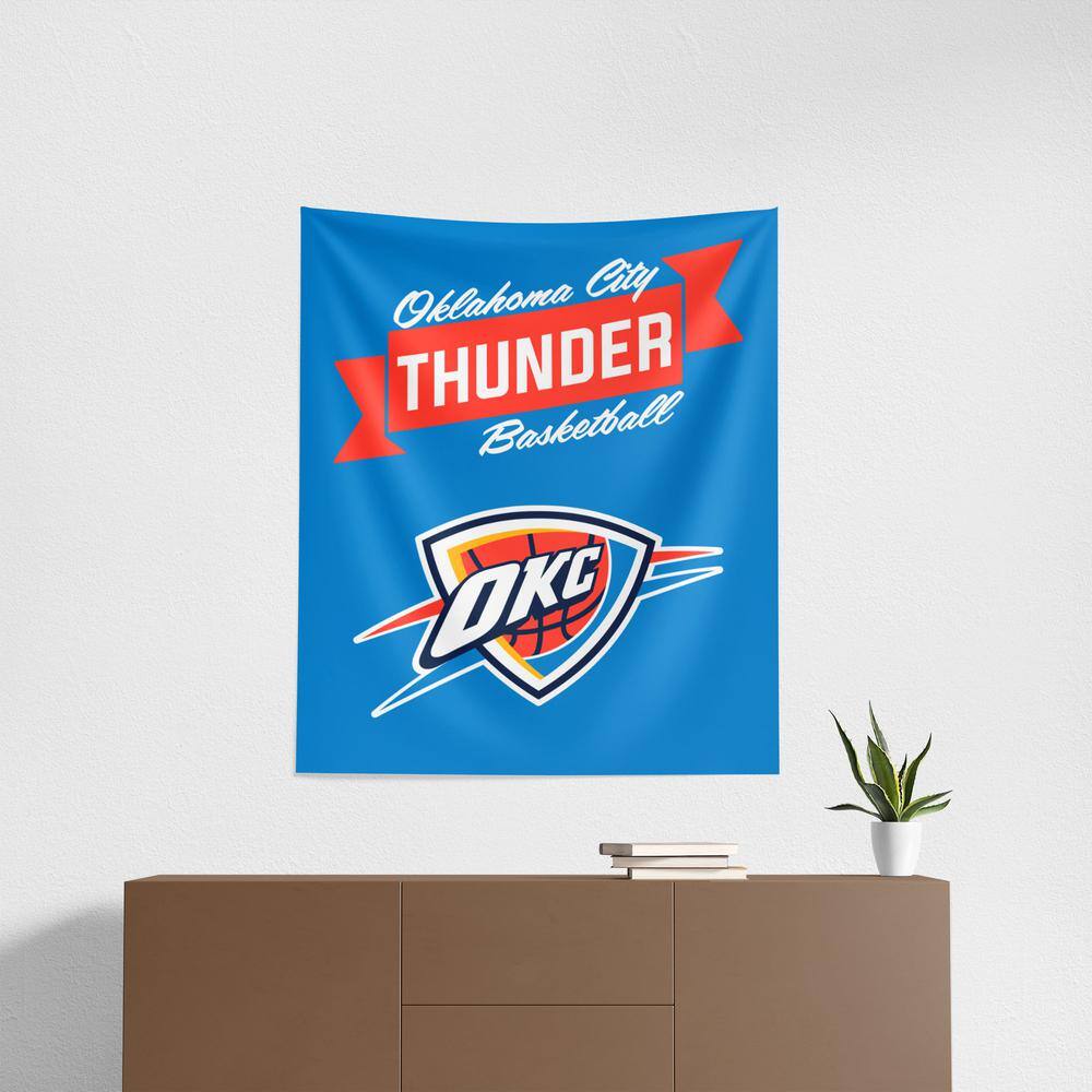 THE NORTHWEST GROUP NBA Premium Thunder Printed Wall Hanging ...